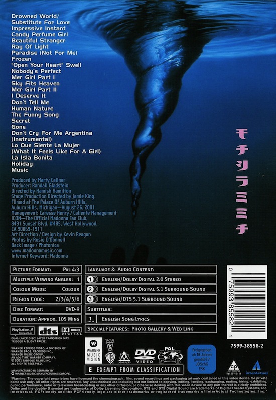 Today In Madonna History: February 12, 2002 « Today In Madonna History
