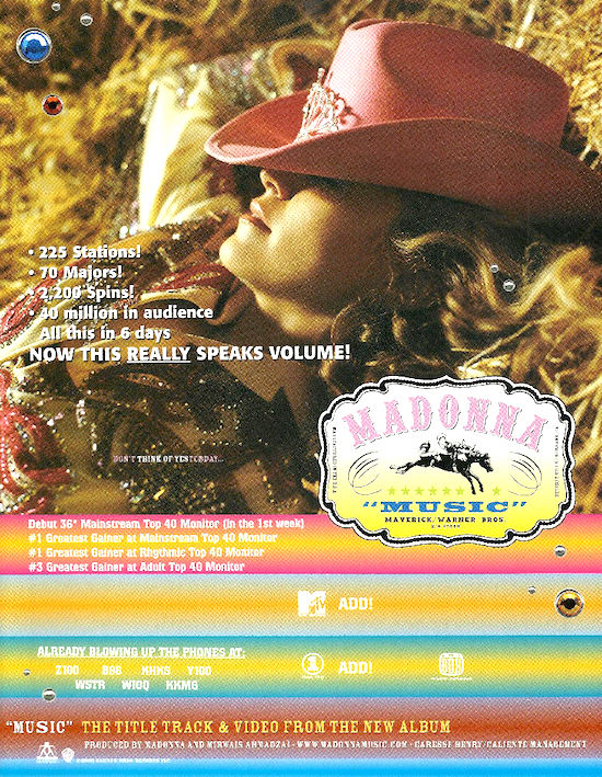 Today in Madonna History: September 23, 2000 « Today In Madonna History